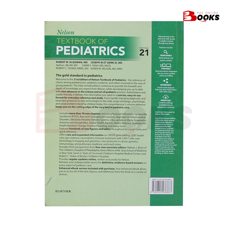 Nelson Textbook of Pediatrics 21st Edition 2 colume set Original ...